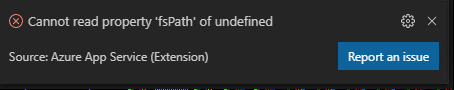An error occurs after cancelling the project selecting · Issue #1159 · microsoft/vscode ...