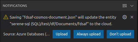 The document is still updated with the changes after clicking "X" or "Don't upload" button in ...