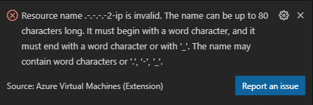 [Suggestion] Add a validation when inputting a VM name which start with ".-" · Issue #128 ...