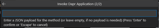 The default JSON payload is not empty when invoking Dapr application · Issue #113 · microsoft ...