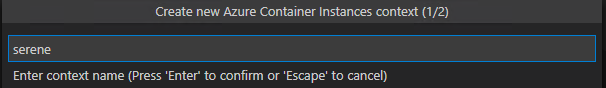 There is no validation when inputting a duplicate ACI name · Issue #2409 · microsoft/vscode ...