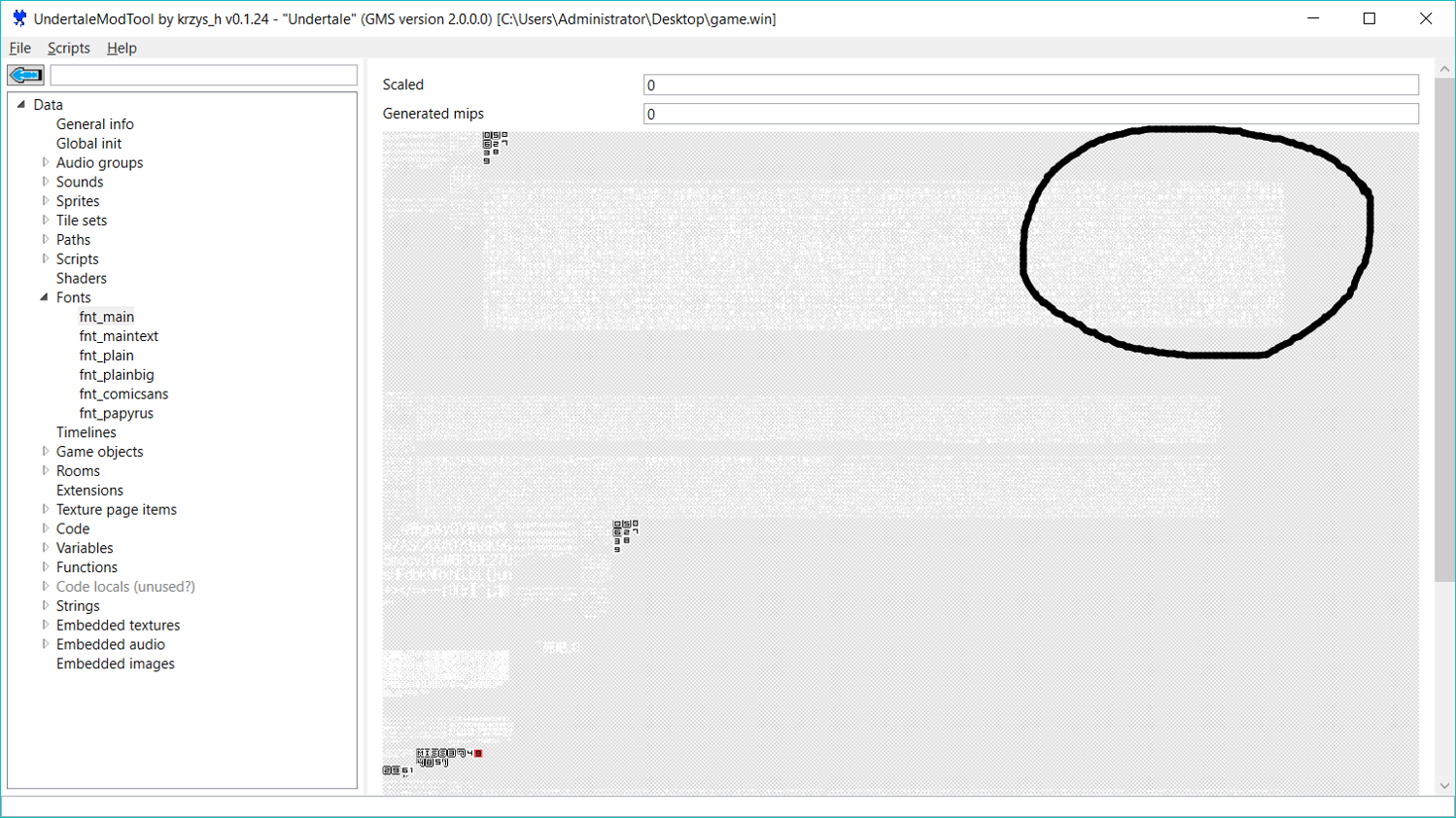 About the font · Issue #142 · UnderminersTeam/UndertaleModTool · GitHub
