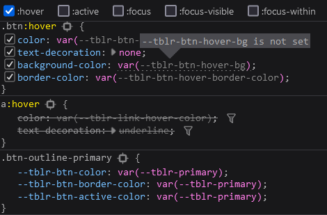 [BUG] .btn-outline-* class is broken · Issue #1271 · tabler/tabler · GitHub