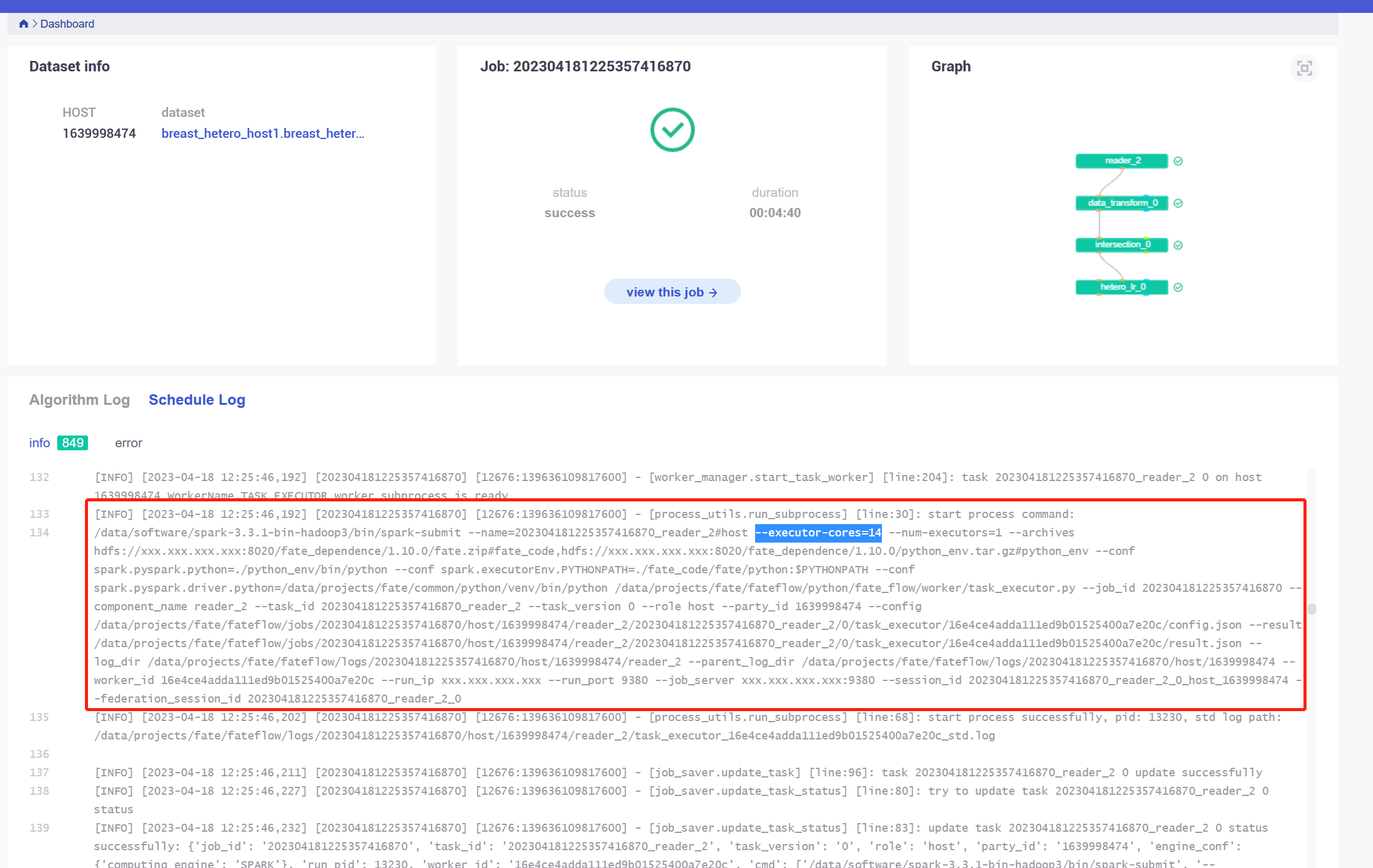 fix spark config in role does not take effect · Issue #424 · FederatedAI/FATE-Flow · GitHub