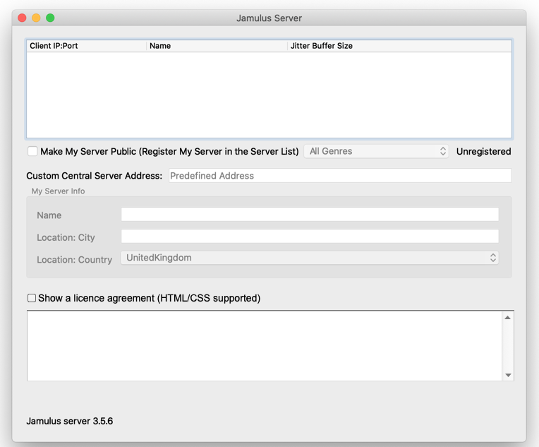 Licence agreement function for server · Issue #367 · jamulussoftware/jamulus · GitHub