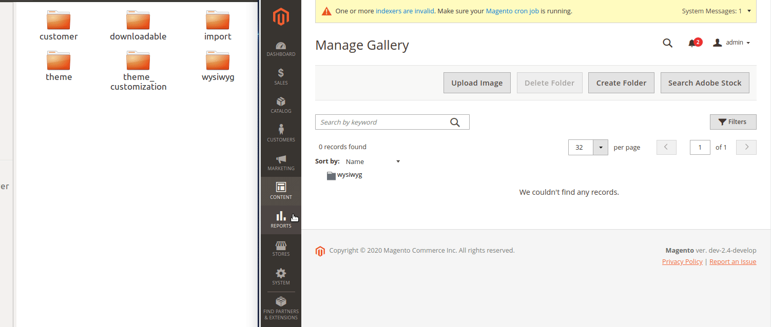 The Deleted folder reappears in Media Gallery after web page refresh · Issue #1252 · magento ...