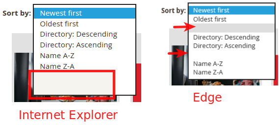 Empty spots in "Sort by" drop-down list (Internet Explorer & Edge) · Issue #1308 · magento/adobe ...