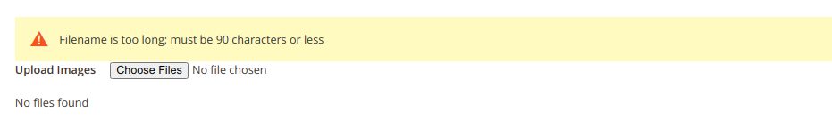 "file format is not supported" error message appears if try to Upload ...