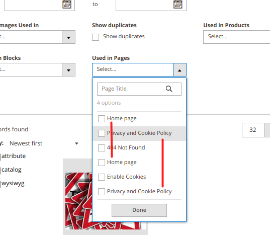 Duplicated items in Used in Entities filters · Issue #1618 · magento/adobe-stock-integration ...