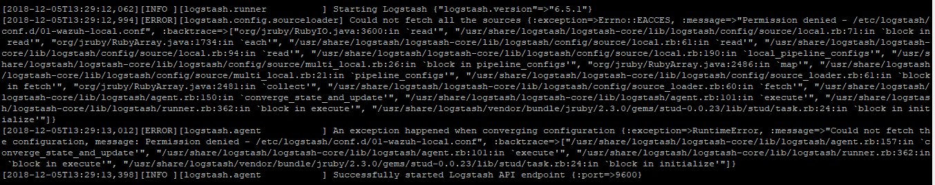Logstash Unable To Find Jruby · Issue 1062 · Wazuhwazuh Dashboard Plugins · Github