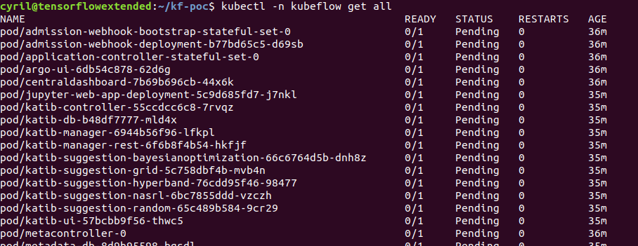 Kubeflow Central Navigation UI browser does not open at 8080 or 31380 · Issue #4135 · kubeflow ...