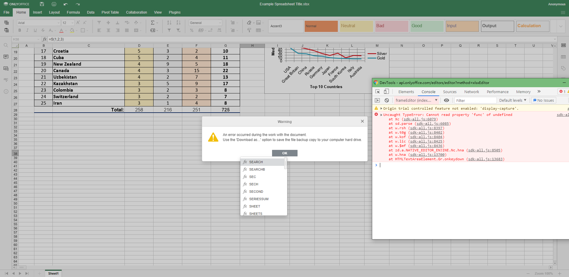 The Sheet is locked · Issue #1247 · ONLYOFFICE/DocumentServer · GitHub