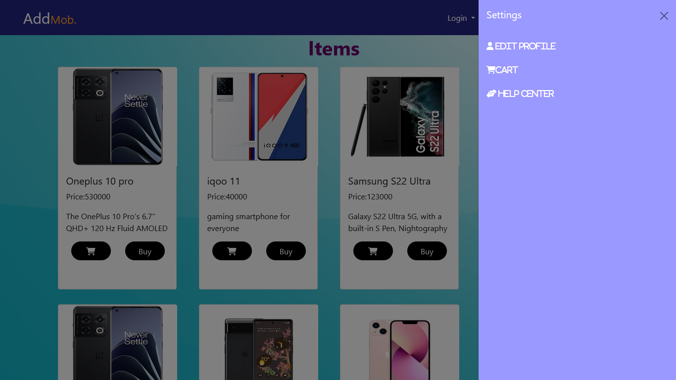GitHub - yeduraj/ADMOB-ecommerce: AdMOb is An e-commerce site for selling phones.It contains ...