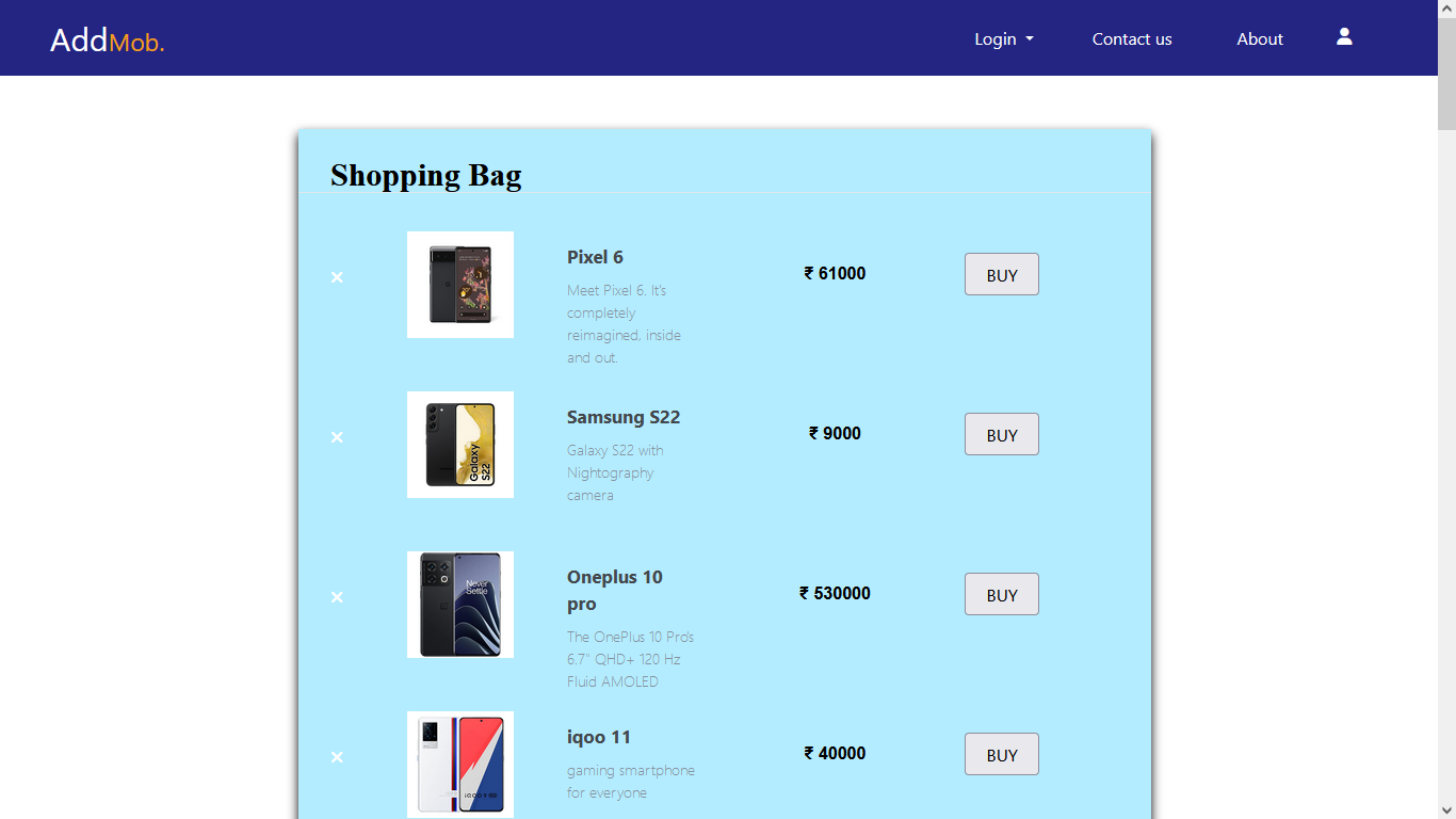 GitHub - yeduraj/ADMOB-ecommerce: AdMOb is An e-commerce site for selling phones.It contains ...