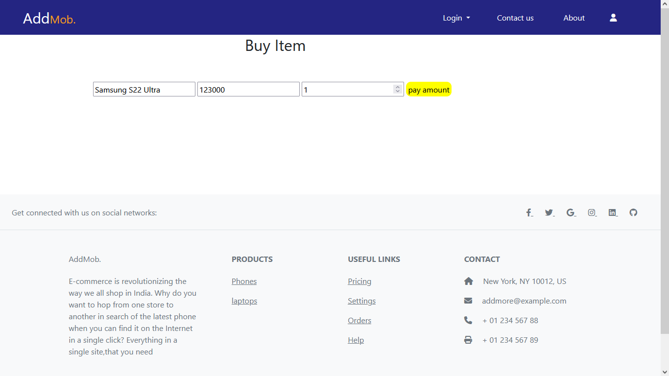 GitHub - yeduraj/ADMOB-ecommerce: AdMOb is An e-commerce site for selling phones.It contains ...