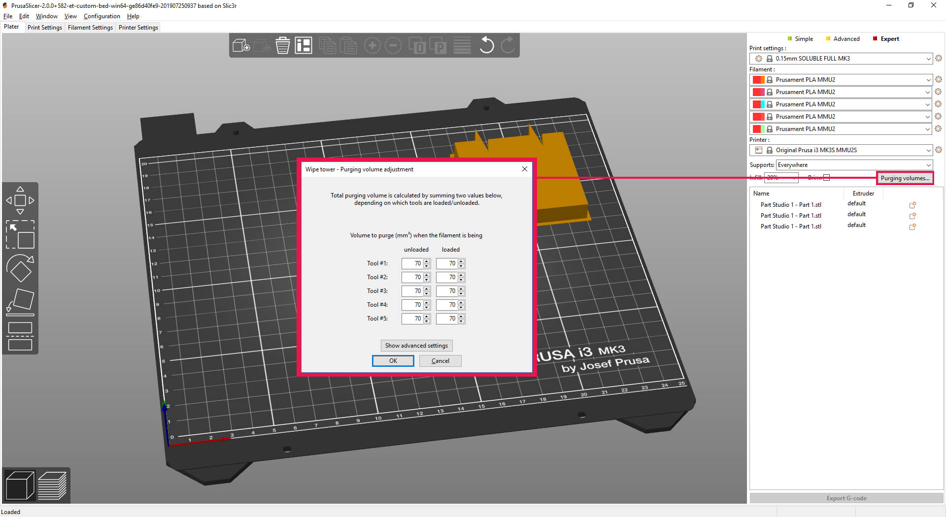 Wipe tower is way too large for the part being printed · Issue #2070 ...