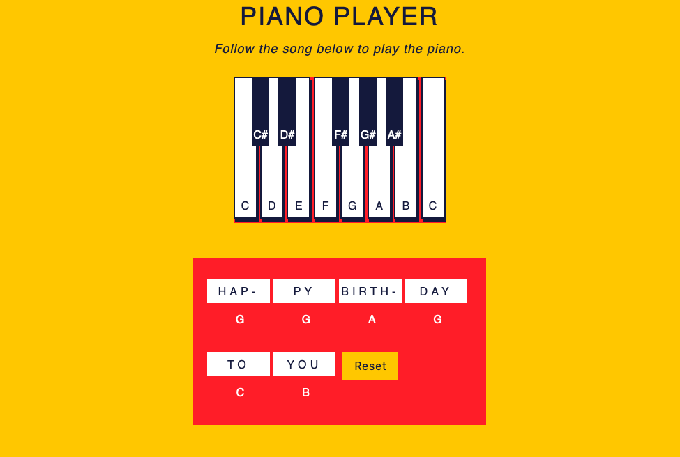 GitHub - topaima/piano-keys: This is my exercise on Codecademy in the ...