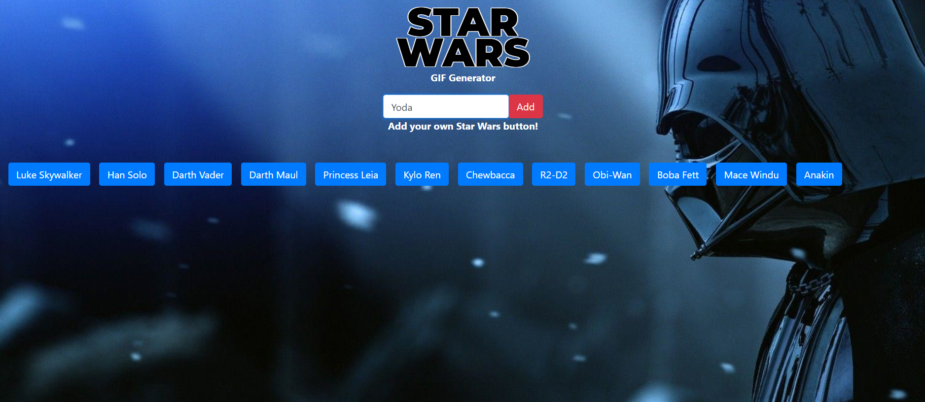 GitHub - JEverettCreative/GIPHY_API-StarWars