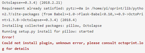 Problems installing Pillow (PIL) · Issue #234 · FormerLurker/Octolapse · GitHub