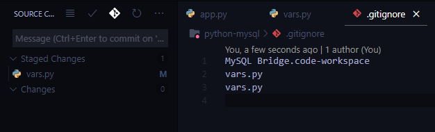 vsc ignores my .gitignore · Issue #108075 · microsoft/vscode · GitHub