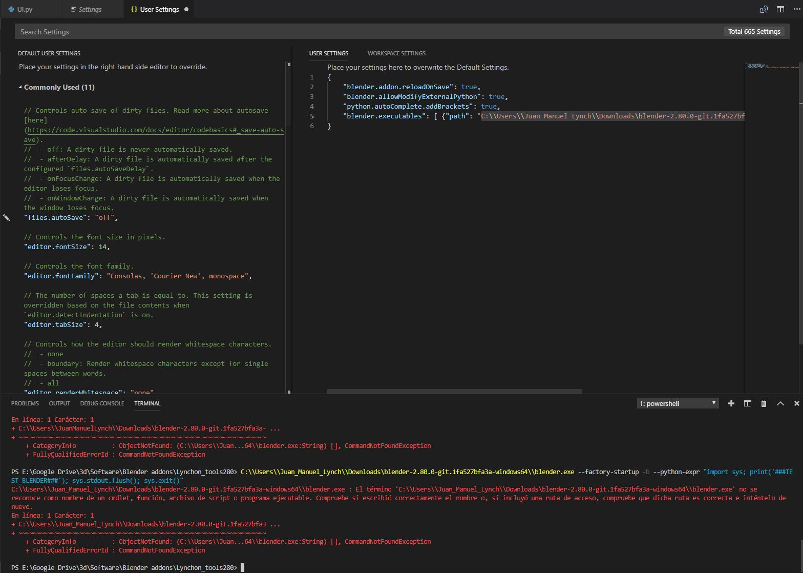 blender executable not accepted · Issue #9 · JacquesLucke/blender_vscode · GitHub