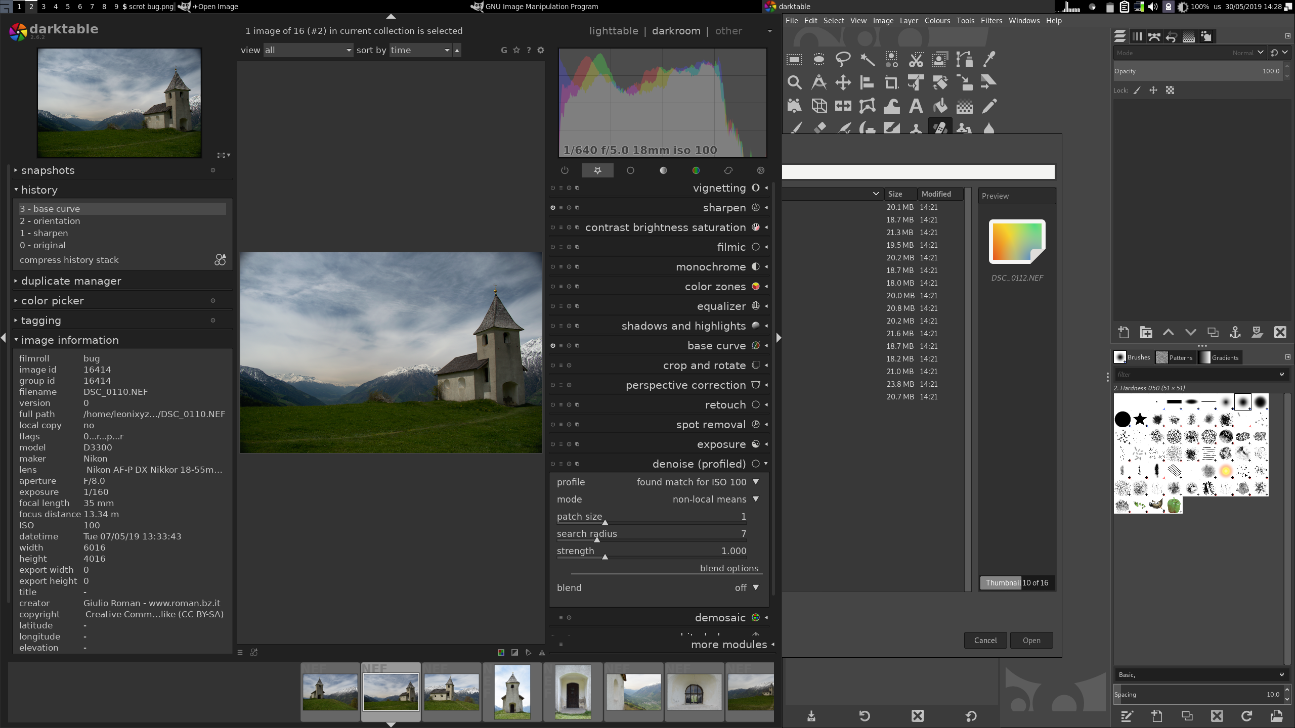 Generating previews on Gimp affects Darktable · Issue #2632 · darktable ...
