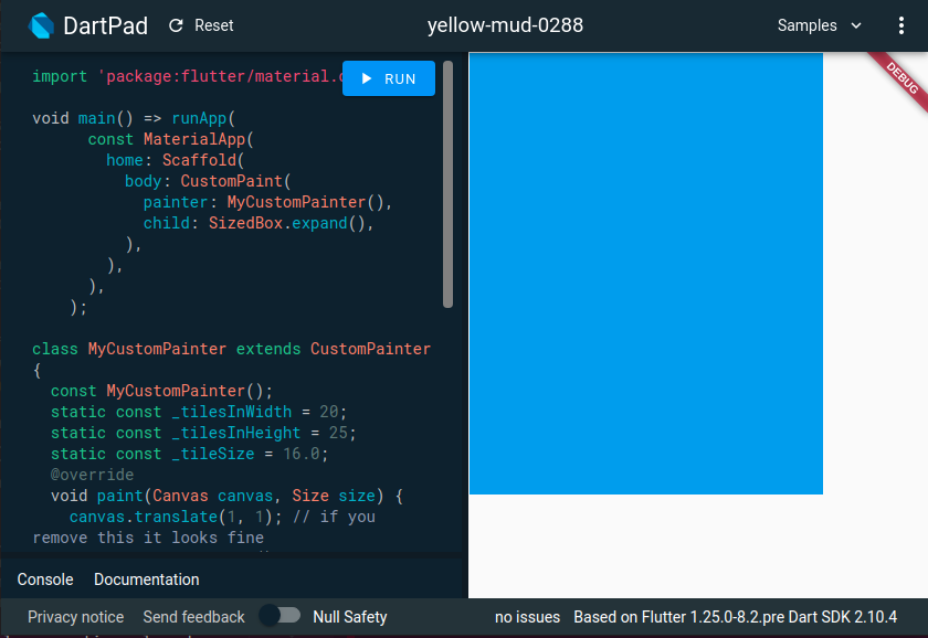 Artifacts when trying to paint tiles on a Canvas (CustomPaint) · Issue ...