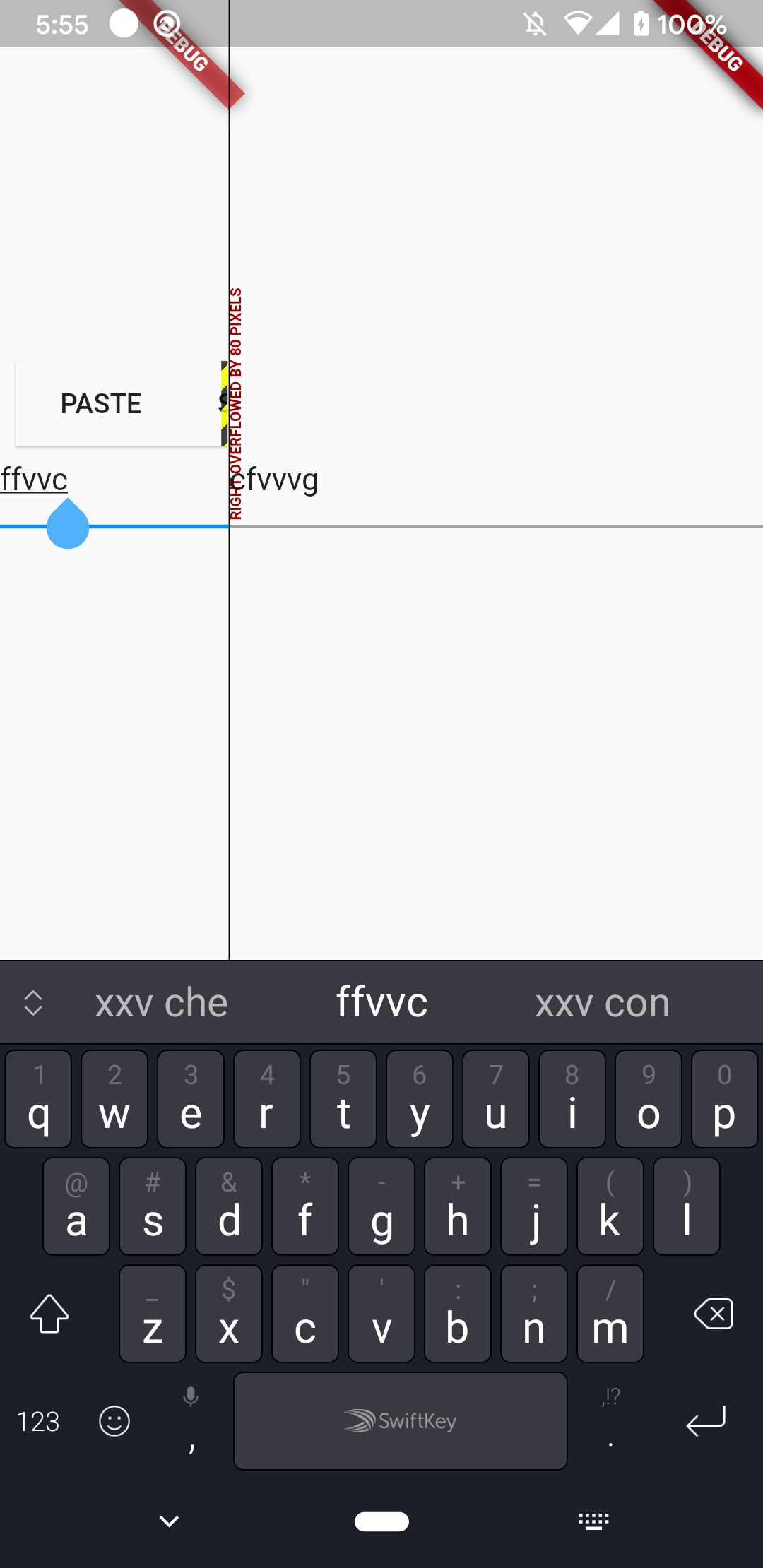 Unable To Use Copy And Paste Options While Using Textfield Within Navigator Widget · Issue