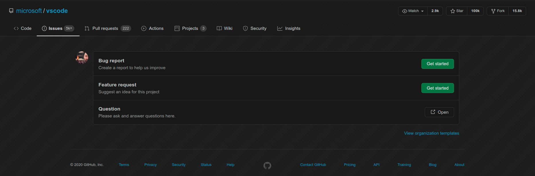 [triage] remove "I want help writing my application" from "New Issue" options · Issue #61094 ...