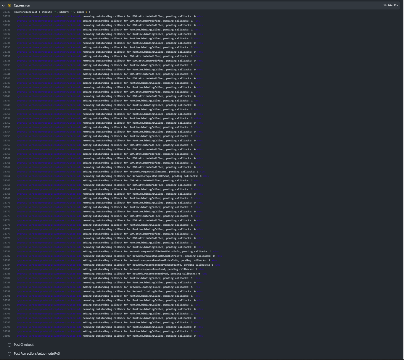 Cypress 13 Hanging During Runs · Issue #27722 · cypress-io/cypress · GitHub