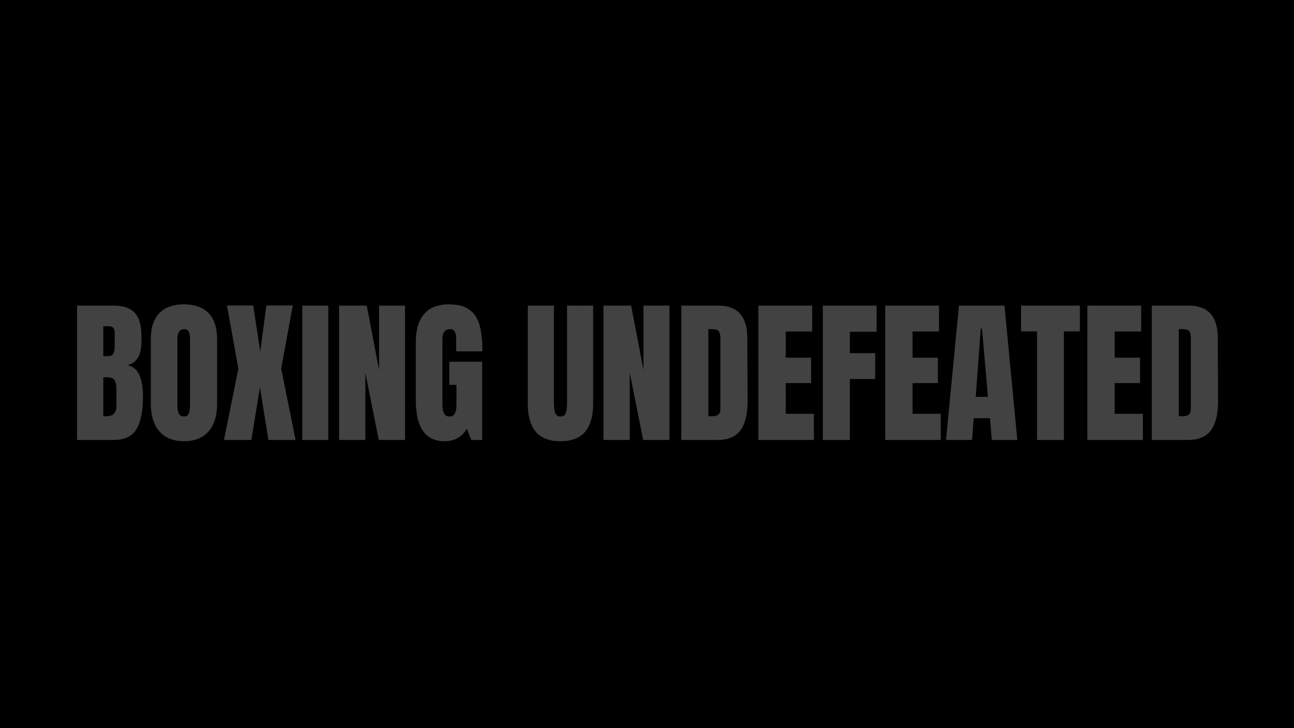 Boxing Undefeated · GitHub