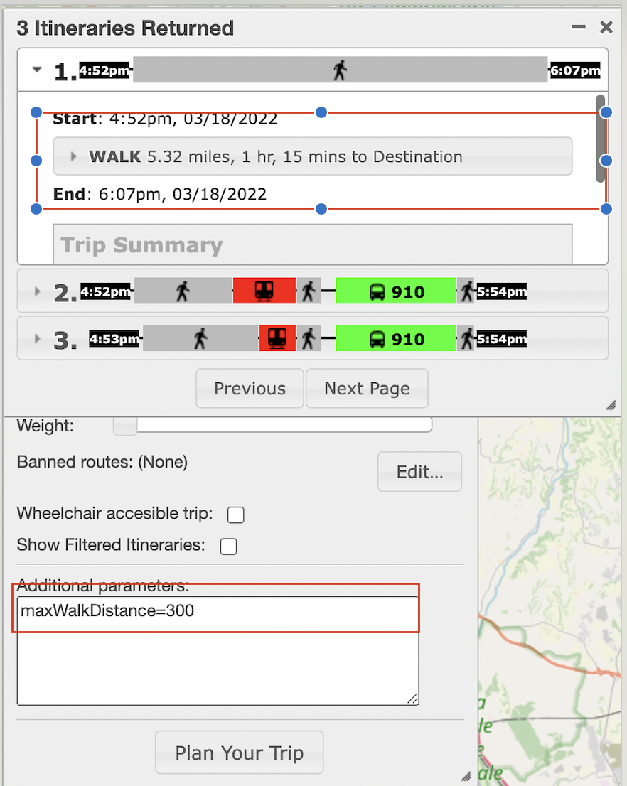 Max Walk Distance in 2.1.0 · Issue #4008 · opentripplanner/OpenTripPlanner · GitHub