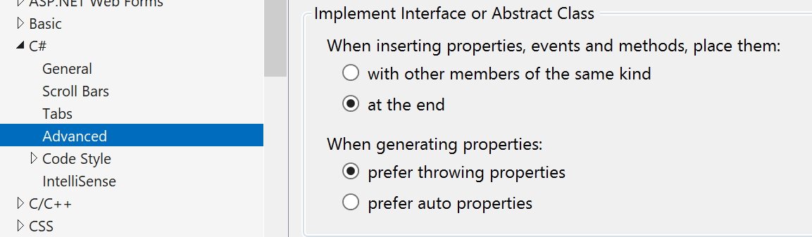 Implementing Auto Properties Should Not Generate Code That Throws Notimplementedexception 9495