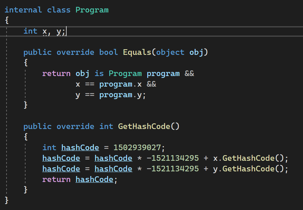 GetHashCode() quick action does not respect 'var' preferences · Issue #40653 · dotnet/roslyn ...