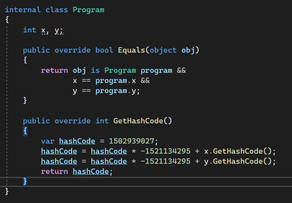 GetHashCode() quick action does not respect 'var' preferences · Issue #40653 · dotnet/roslyn ...