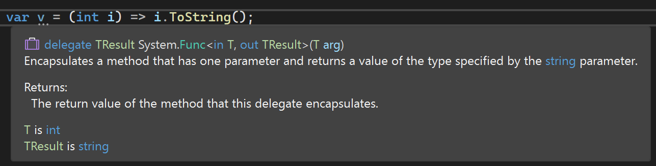 Consider having quick info for lambdas show the natural type of the lambda · Issue #54792 ...