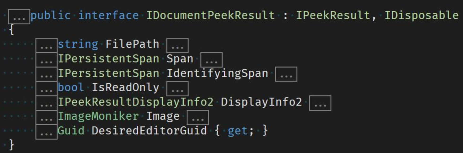 Metadata as source is collapsing empty accessors. · Issue #61788 · dotnet/roslyn · GitHub