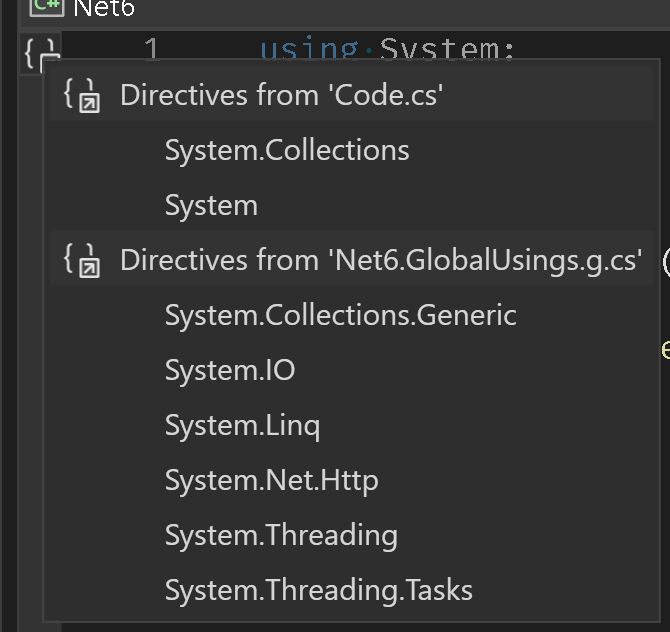 Provide easy way to opt out of 'implicit usings' · Issue #63239 · dotnet/roslyn · GitHub