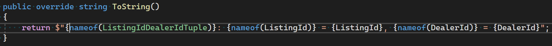 VS2019.4: "Convert to interpolated string" refactoring is not always offered and does not work ...