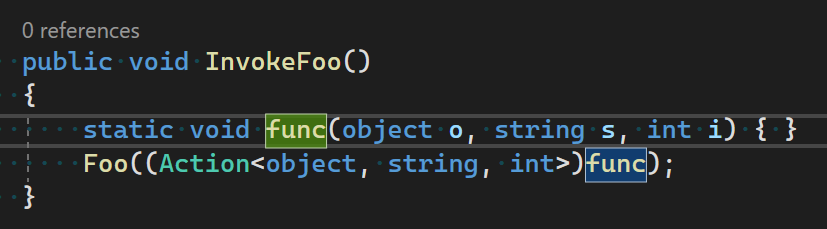 IDE0039 'Use local function' suggestion breaks code. · Issue #28175 · dotnet/roslyn · GitHub