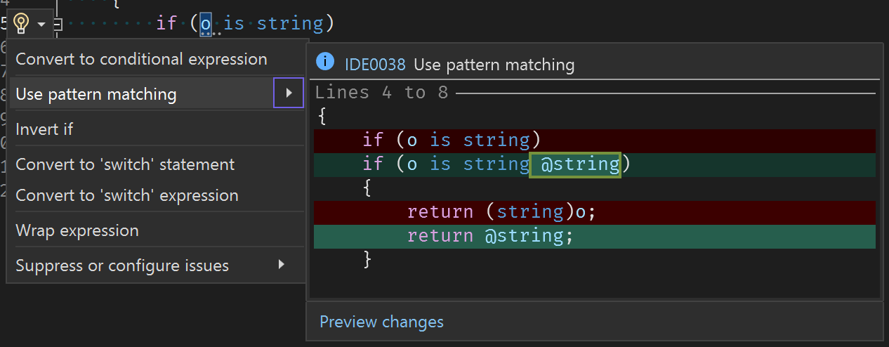Ide0019 Should Match Iscast · Issue 39860 · Dotnetroslyn · Github