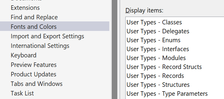 Colors are inconsistent for types with "alias to any type" · Issue ...