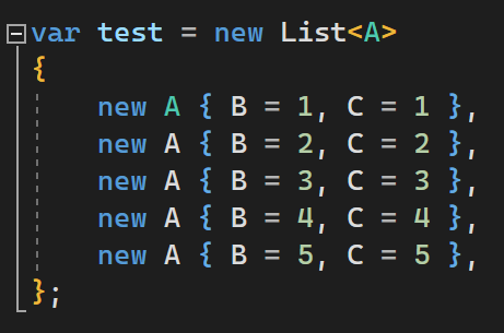 Add an option to apply code formatting to collection initializers · Issue #8269 · dotnet/roslyn ...
