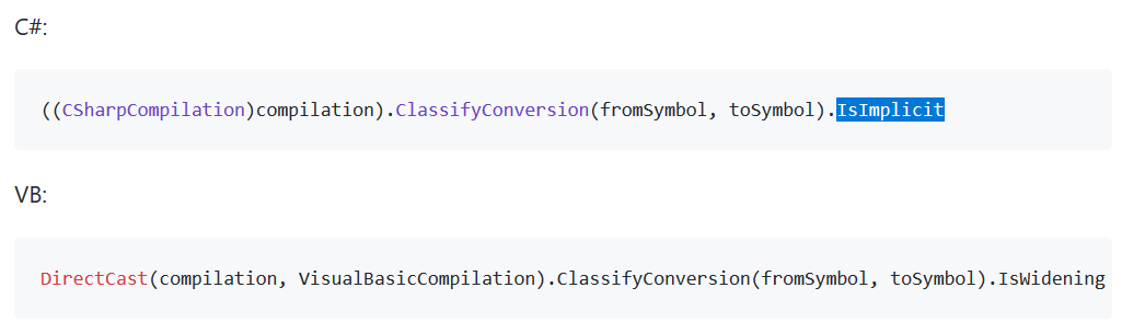 Expose IsAssignableTo from SemanticModel · Issue #9461 · dotnet/roslyn · GitHub