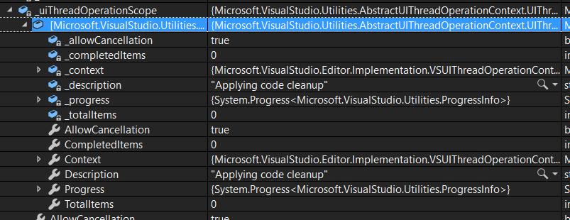 Editor CommandExecutionContext doesn't properly support progress. It is also not threadsafe ...