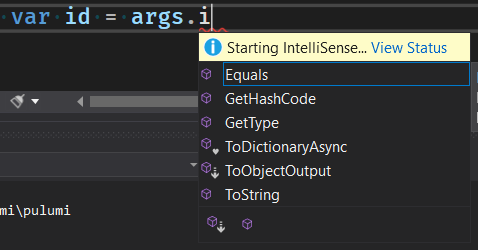 Completion lists show "starting intellisense" forever · Issue #39541 · dotnet/roslyn · GitHub