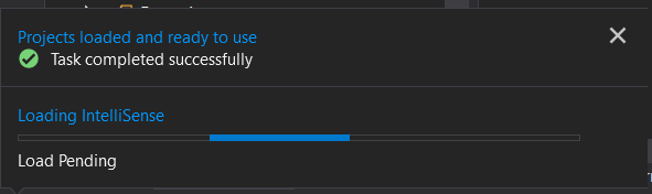 Completion lists show "starting intellisense" forever · Issue #39541 · dotnet/roslyn · GitHub