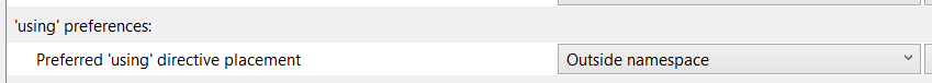 Add using operation should prefer top-level using directive · Issue ...