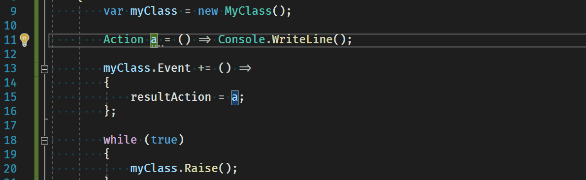 Use local function (IDE0039) - introducing allocations and cannot be disabled by pragma · Issue ...