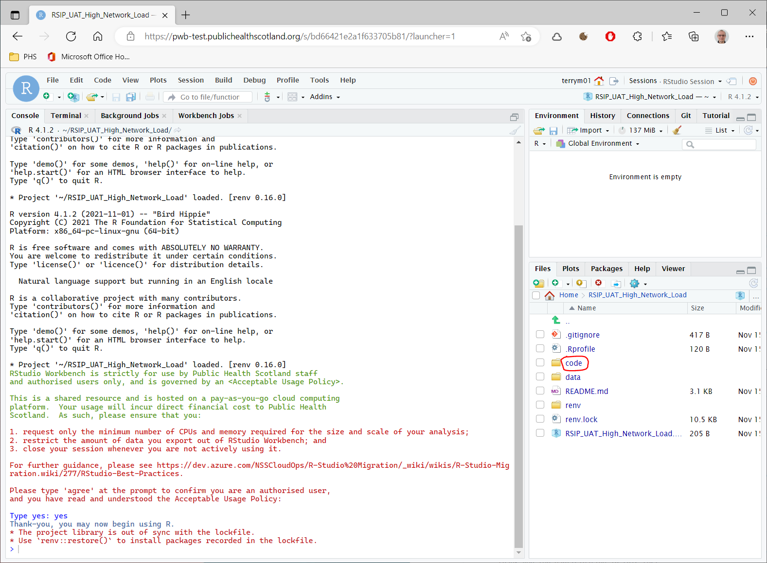 GitHub - Public-Health-Scotland/RSIP_UAT_High_Network_Load: RStudio Workbench project for ...